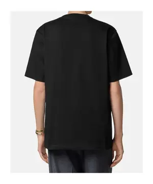 Versace Logo Printed Crewneck T-shirt