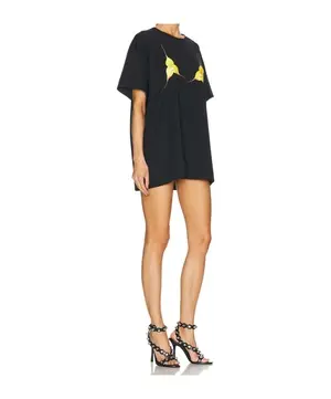 Givenchy Printed Round Neck Short Sleeve T-shirt