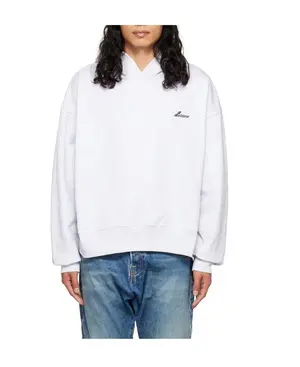 We11Done Logo-print Cotton Hoodie