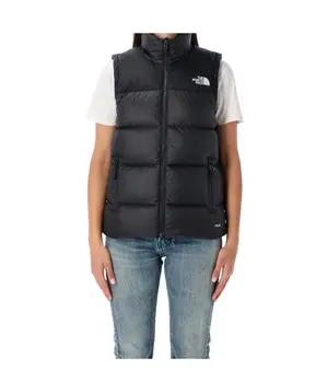 The North Face Logo Printed Zip-up Vest