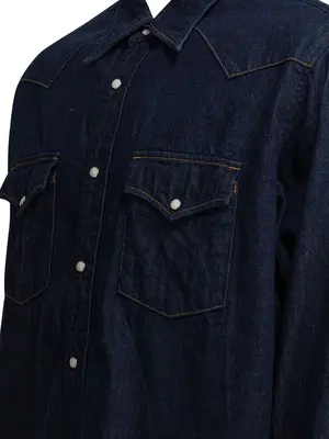 Kapital Chest-pocket Shirt - Black