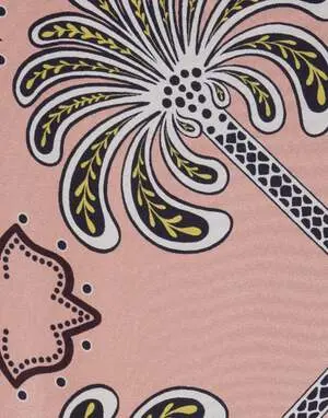 La DoubleJ Printed Maxi Dress With Scarf Neckline