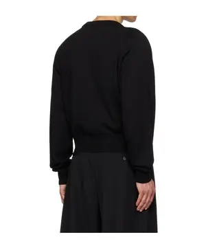 We11Done Wool Blend Long-sleeved Knit Cardigan