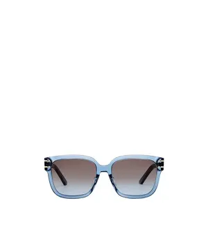 Dior Full Rim Logo Detail Sunglasses - Blue