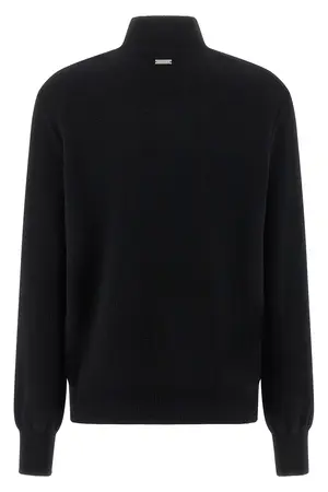 FERRAGAMO Flower Embellished Turtleneck Jumper