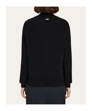FERRAGAMO Flower Embellished Turtleneck Jumper