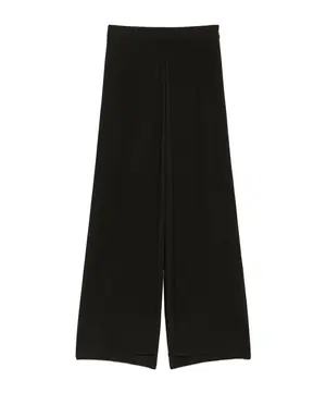Max Mara Viscose Crêpe Jersey Wide-leg Trousers