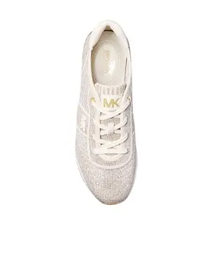 Michael Kors Monique Metallic Knit Sneakers