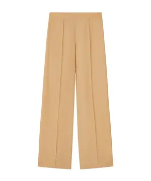 JIL SANDER High-waisted Wide-leg Trousers With Pleats