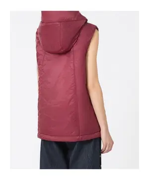 Max Mara Greeno Zip-up Hooded Gilet - Red