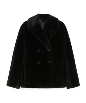 Women's Double-Breasted Faux Fur Jackets