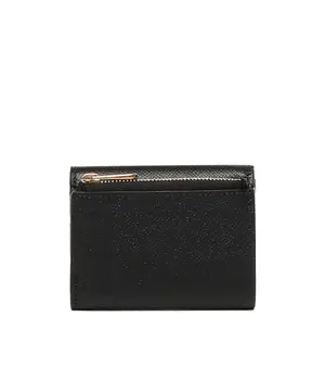 FERRAGAMO Gancini Plaque Tri-fold Wallet