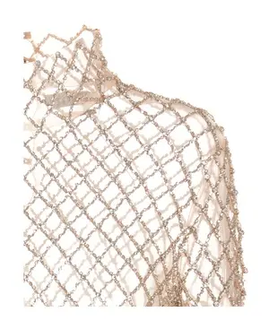 Isabel Marant Étoile Sequined Embroidered Top - Nude