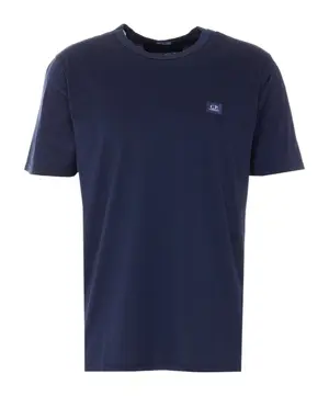 C.P. COMPANY Logo Label Crewneck T-shirt