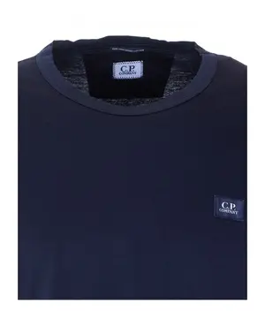 C.P. COMPANY Logo Label Crewneck T-shirt