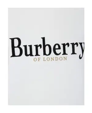Burberry Logo Embroidered Hoodie
