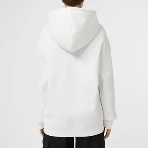 Burberry Logo Embroidered Hoodie