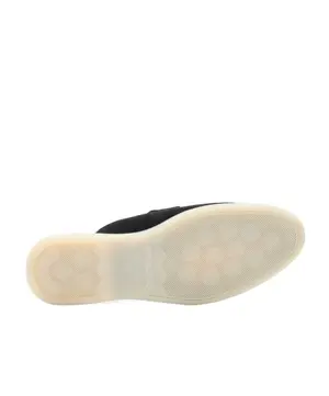 SCAROSSO Lucrezia Tassel Detailed Slip-on Mules - Black