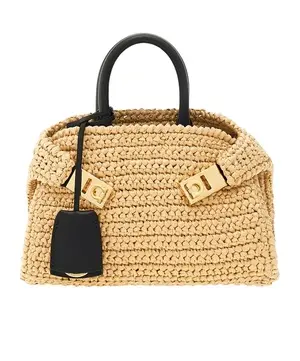 SALVATORE FERRAGAMO Hug Logo Mini Shoulder Bag