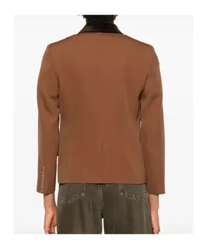 Marni Velvet-collared Button Blazer