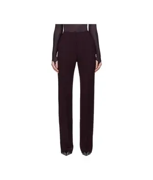MUGLER Pleated Wool Trousers