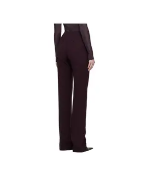 MUGLER Pleated Wool Trousers