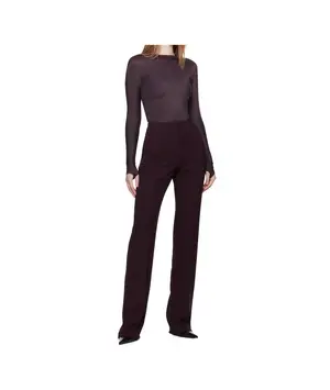 MUGLER Pleated Wool Trousers