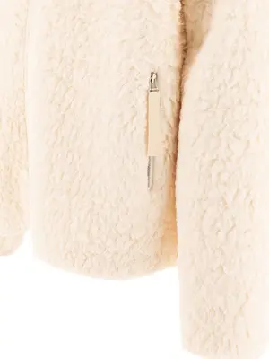 JIL SANDER Long-sleeved Zipped Jacket - Nude