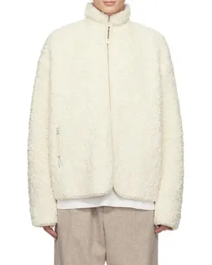 JIL SANDER Long-sleeved Zipped Jacket - Nude