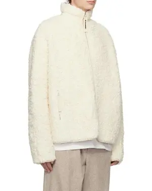 JIL SANDER Long-sleeved Zipped Jacket - Nude