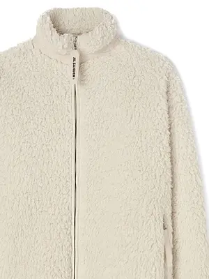 JIL SANDER Long-sleeved Zipped Jacket - Nude