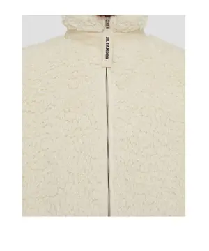 JIL SANDER Long-sleeved Zipped Jacket - Nude