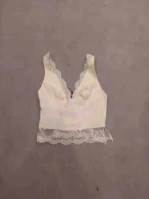 Pinko Janessa Lace V-neck Top - Nude