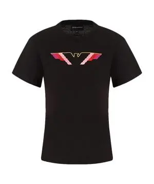 Emporio Armani Eagle Wing Pattern T-shirt