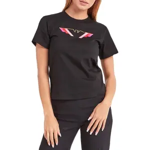Emporio Armani Eagle Wing Pattern T-shirt