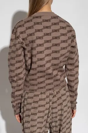 Balenciaga Bb Monogram Knitted Jumper