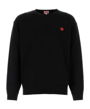 Kenzo Boke Flower Embroidered Crewneck Sweater