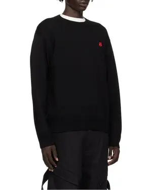 Kenzo Boke Flower Embroidered Crewneck Sweater