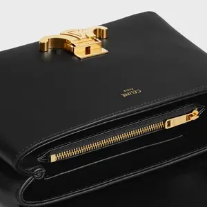 Celine Teen Nino Bag In Supple Grained Calfskin - Black
