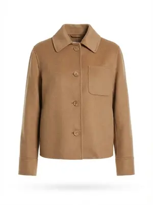 Max Mara Long Sleeve Casual Jacket - Brown