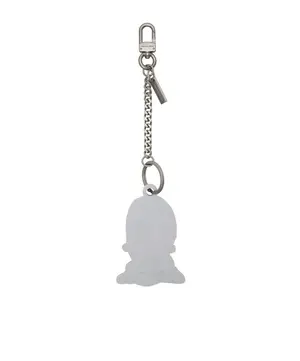 Marc Jacobs Charm Keychain With Engraved Logo