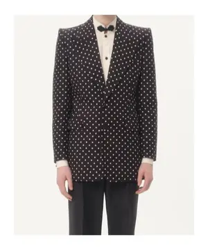 Valentino Garavani Full Body Plusdepois Print Single Breasted Peak Lapel Jacket