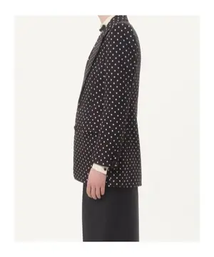 Valentino Garavani Full Body Plusdepois Print Single Breasted Peak Lapel Jacket
