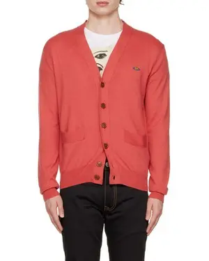 Vivienne Westwood Logo Cardigans For Men