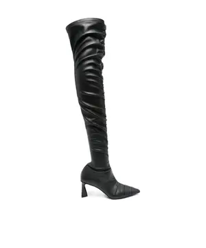 Stella McCartney Elsa Ruched Thigh-high Boots
