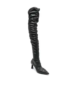 Stella McCartney Elsa Ruched Thigh-high Boots