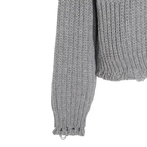 Blumarine Fur Insert Knit Cardigan