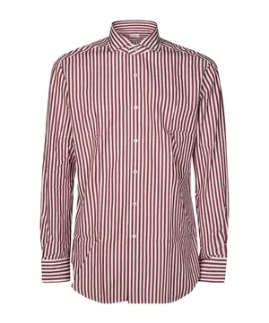 XACUS Long Sleeve Buttoned Shirt - Red