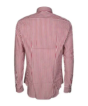 XACUS Long Sleeve Buttoned Shirt - Red