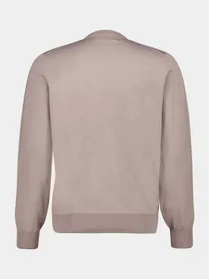 Brunello Cucinelli Crewneck Long Sleeve Jumper - Nude